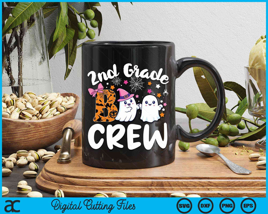 2nd Grade Boo Crew Second Grade Halloween Costume SVG PNG Cutting File ...
