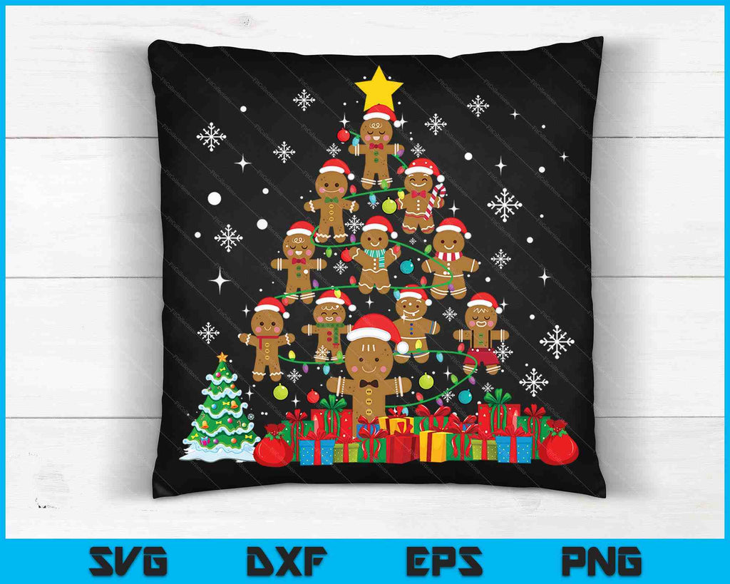 Christmas Tree Gingerbread Christmas Santa Gingerbread SVG Files ...