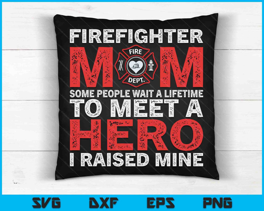 Firefighter Mom Firewoman Proud Moms Mother's Day SVG Printable Files – creativeusarts