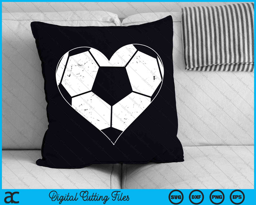 Football Heart Love Valentines Day Football Player SVG Cutting Files ...