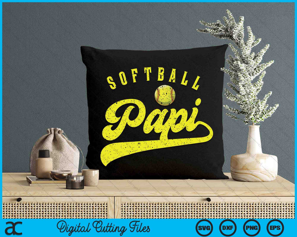 Softball Papi SVG PNG Digital Printable Files – creativeusarts