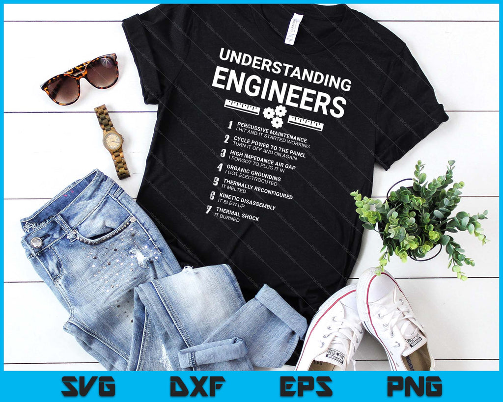 Understanding Engineers Sarcastic Engineering Gift SVG Cutting Files – creativeusarts