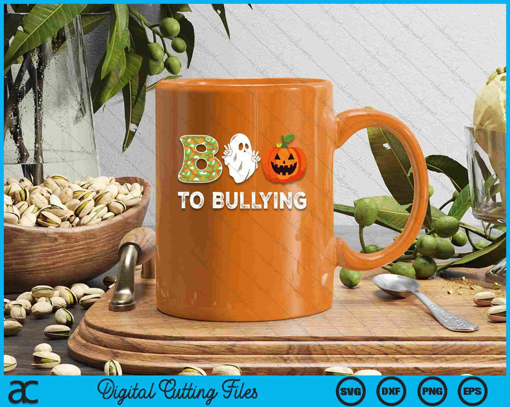 Unity Day Orange Anti Bullying Boo To Bullying Halloween SVG PNG File ...