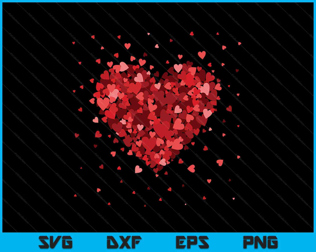 Valentines Day Love Heart SVG PNG Digital Cutting Files – creativeusarts