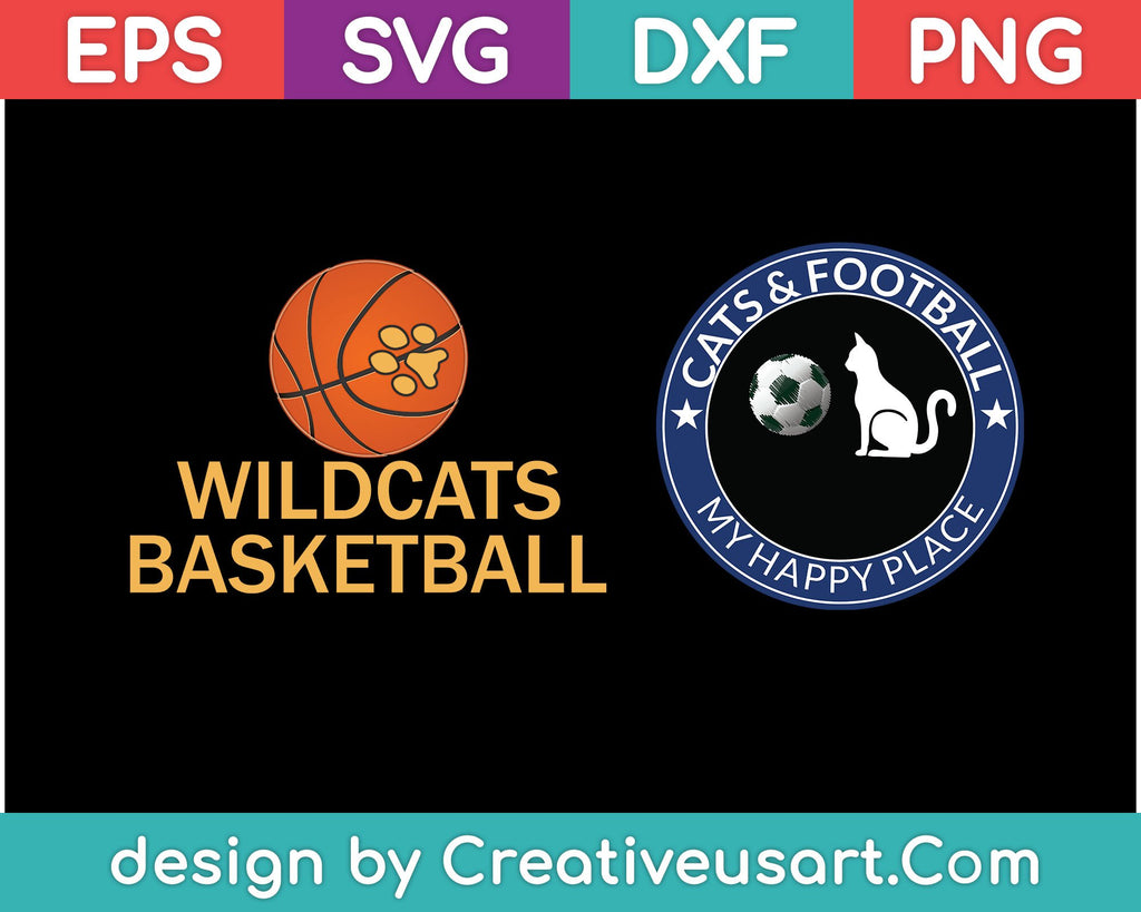 Cat Sports Svg Bundle Files – creativeusarts