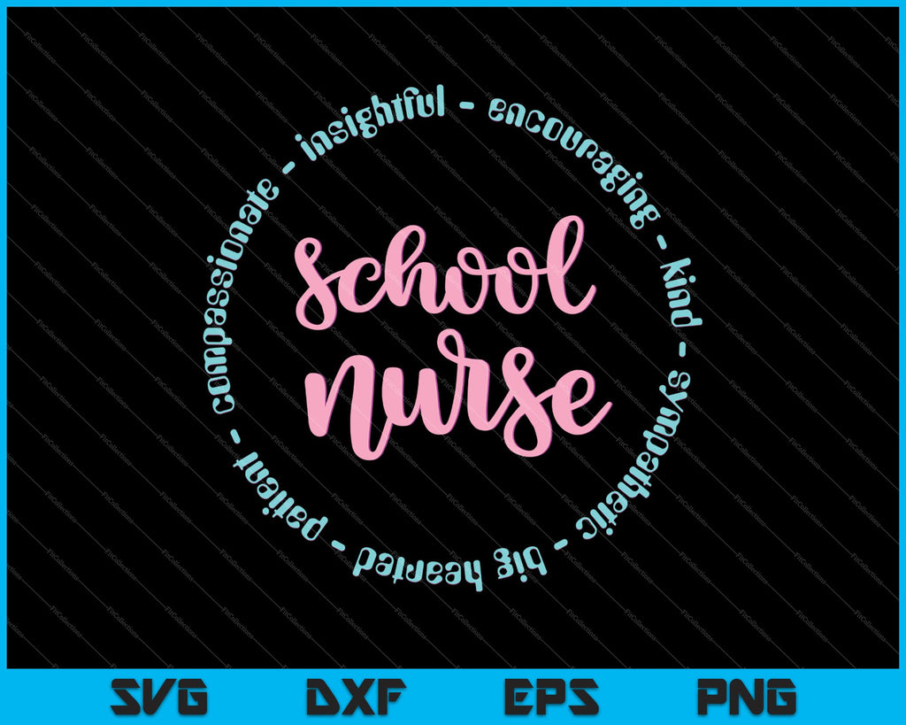 Cute School Nurse SVG PNG Cutting Printable Files – creativeusarts