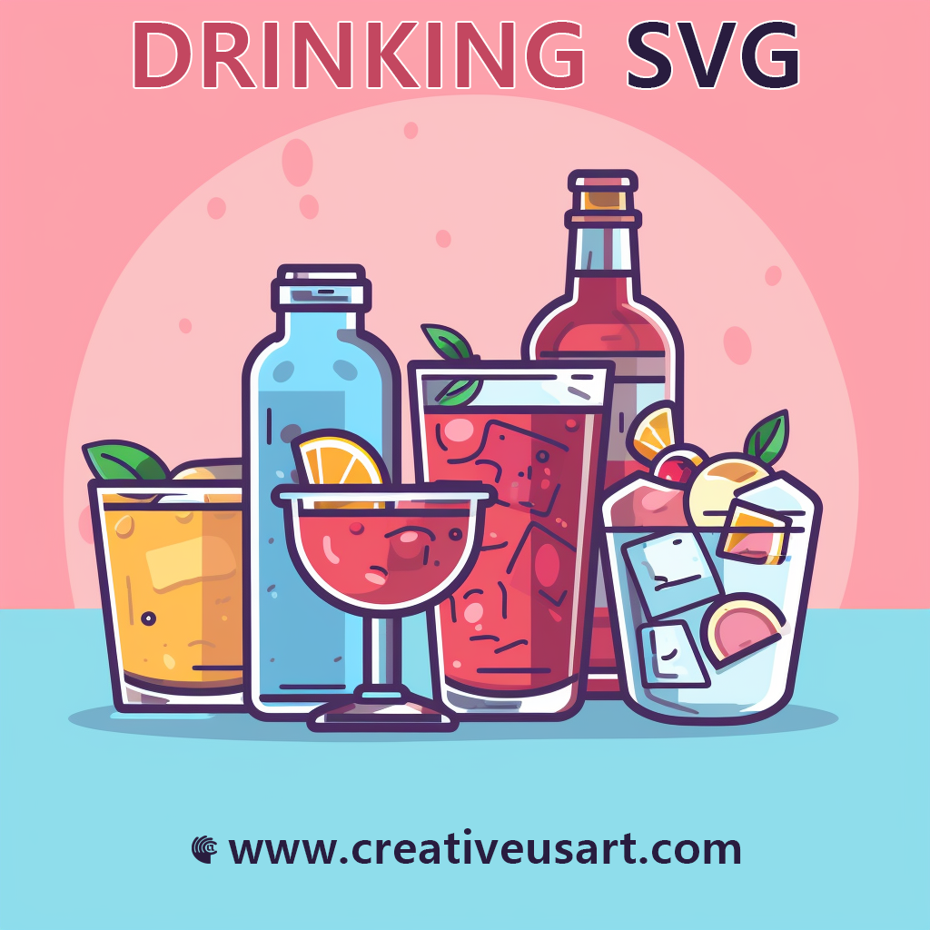 Drinking SVG – creativeusarts
