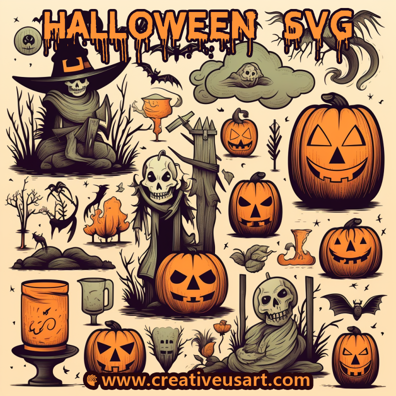 Halloween SVG | Digital Printable File | T-shirt, Mug, Pillow, Design ...