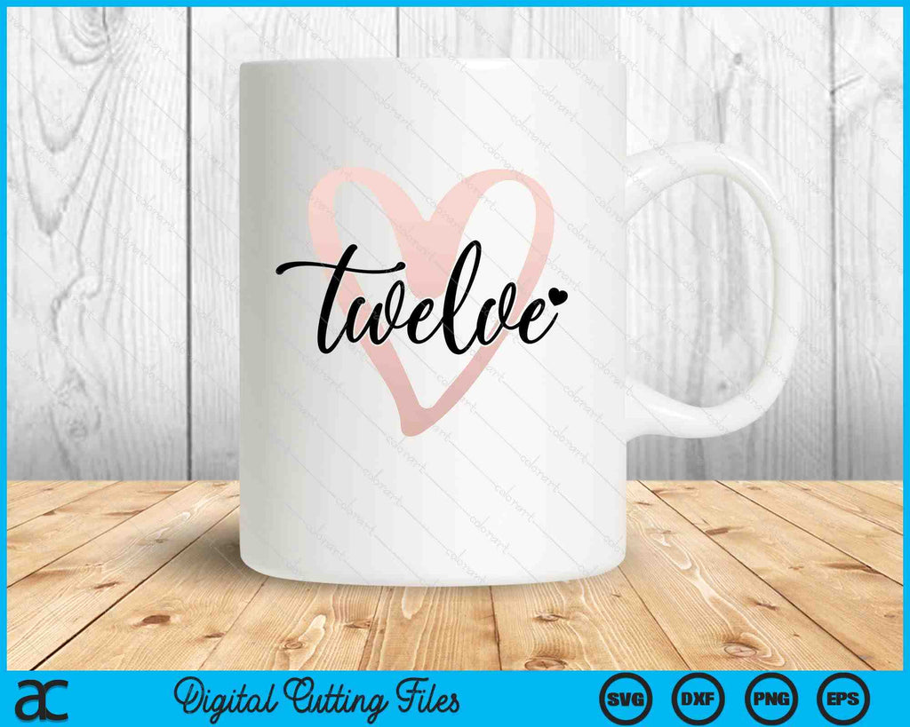 12th Birthday 12 Years Old Twelve Finally 12 Girl SVG PNG Files ...