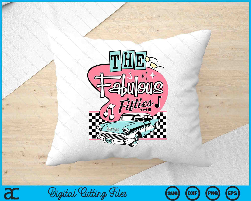 1950s Sock Hop Dance Retro 50s Costume Rockabilly Doo Wop SVG Files ...