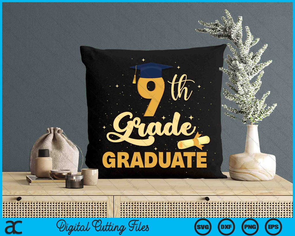 9th Grade Graduation Middle School Graduate SVG Digital Cutting Files ...