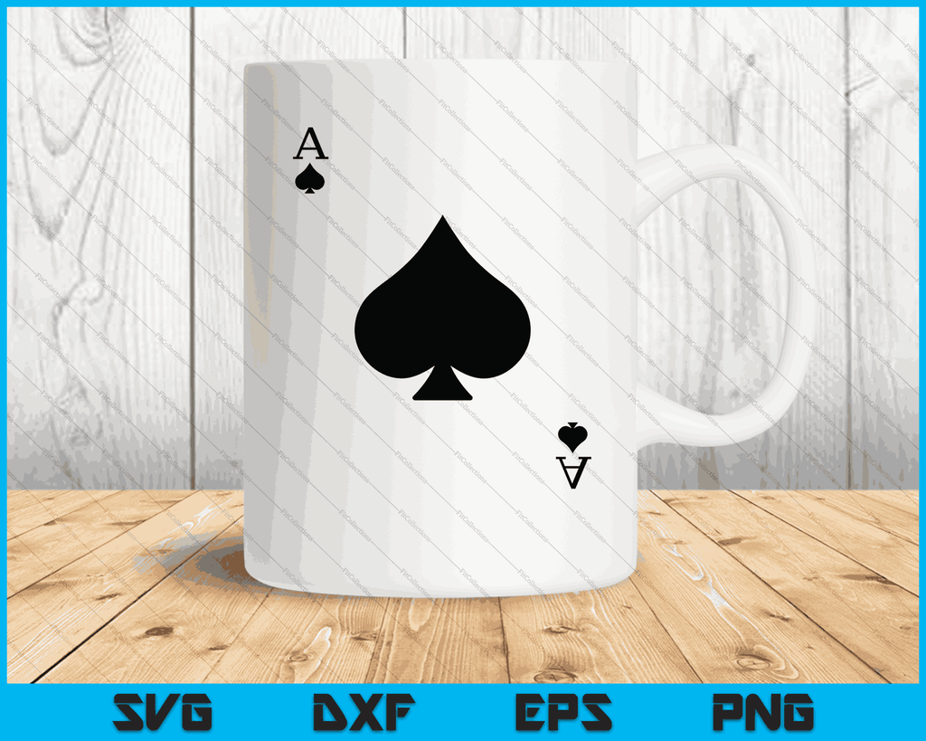 Ace of Spades Deck of Cards Halloween Costume SVG PNG Printable Files ...