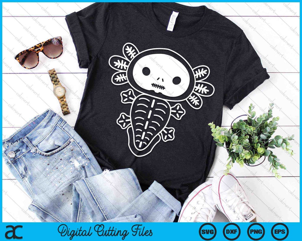 Axolotl Skeleton SVG PNG Digital Cutting Files – creativeusarts