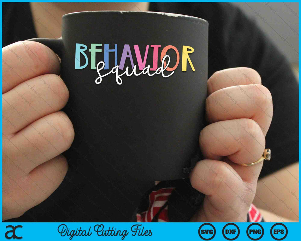 BEHAVIOR SQUAD ABA Therapy Behaviour SVG PNG Cutting Files – creativeusarts