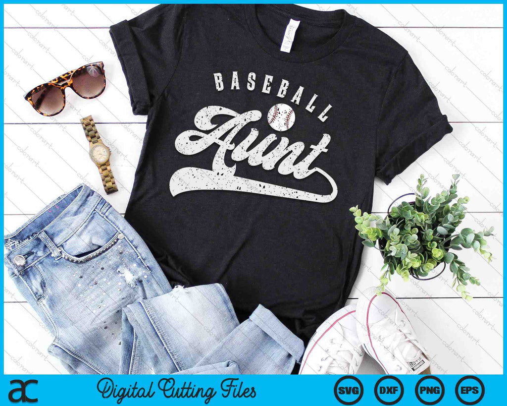 Baseball Aunt SVG PNG Digital Printable Files – creativeusarts