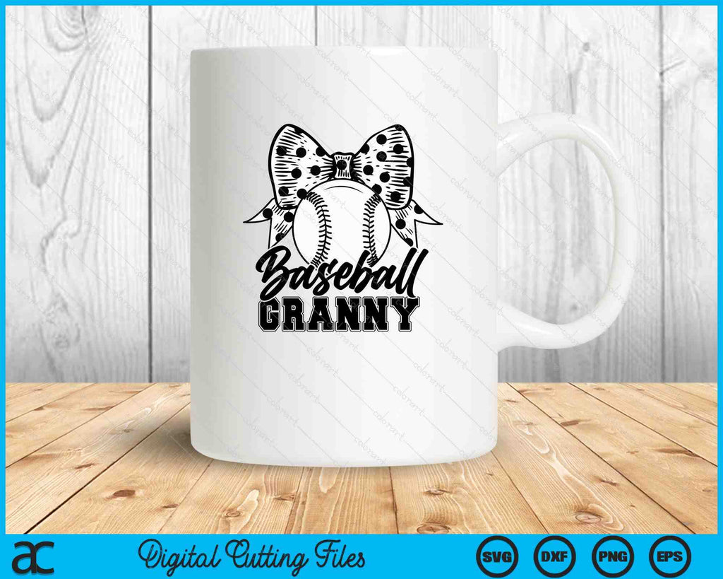Baseball Granny Game Day Mother's Day SVG PNG Digital Printable Files ...