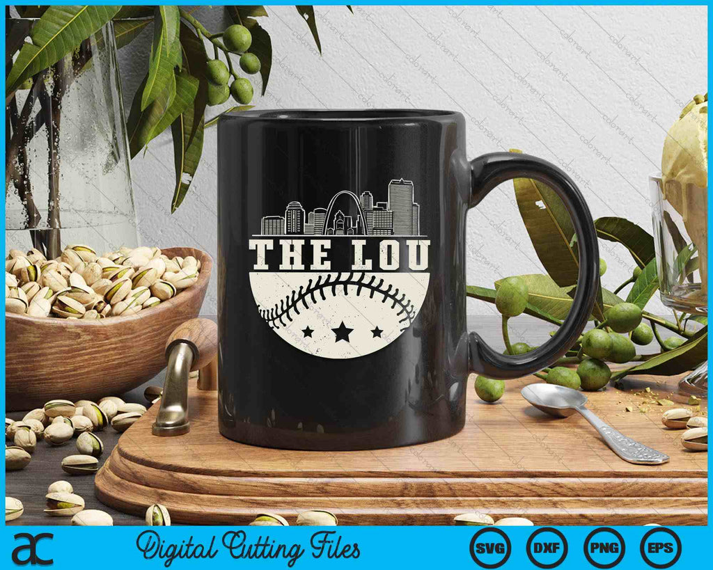 Baseball Season St. Louis The lou Fan Hometown SVG PNG Digital Files ...