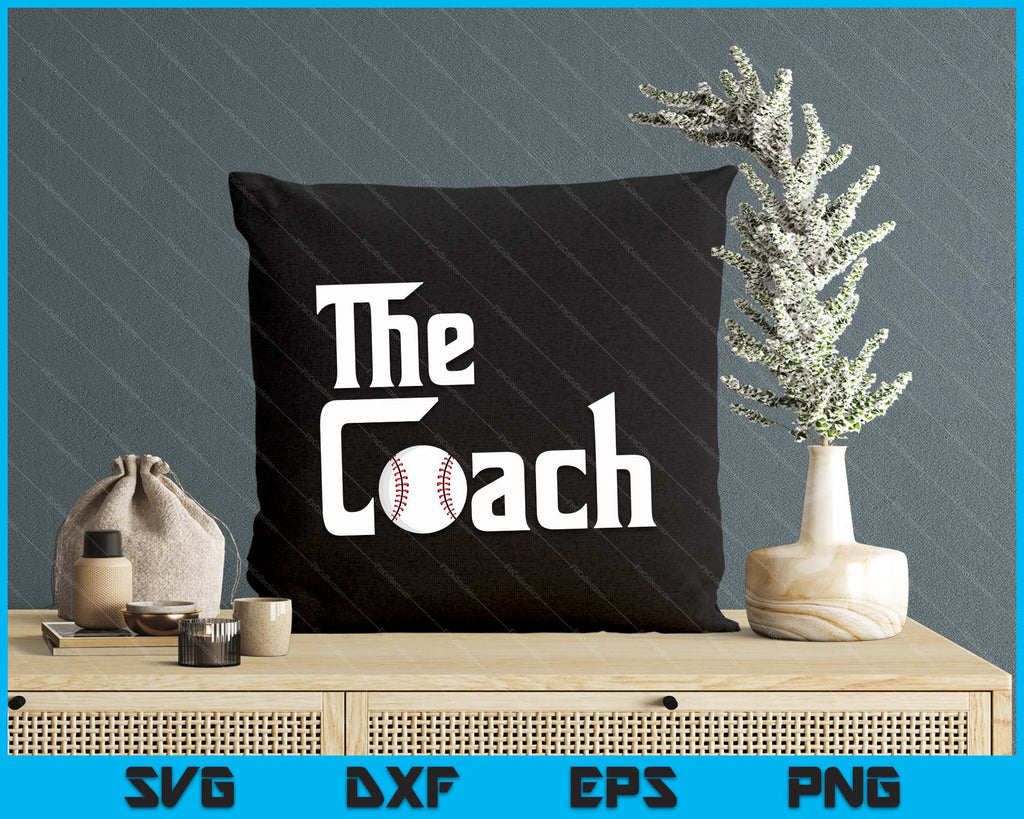 Baseball Sports Player The Coach SVG PNG Digital Cutting Files ...