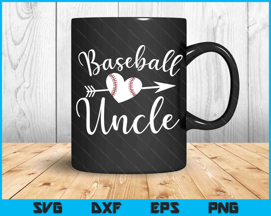 Baseball Uncle SVG PNG Digital Cutting Files – creativeusarts