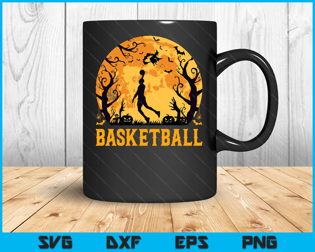 Basketball Player Halloween Spooky Basketball Lover Halloween SVG PNG ...