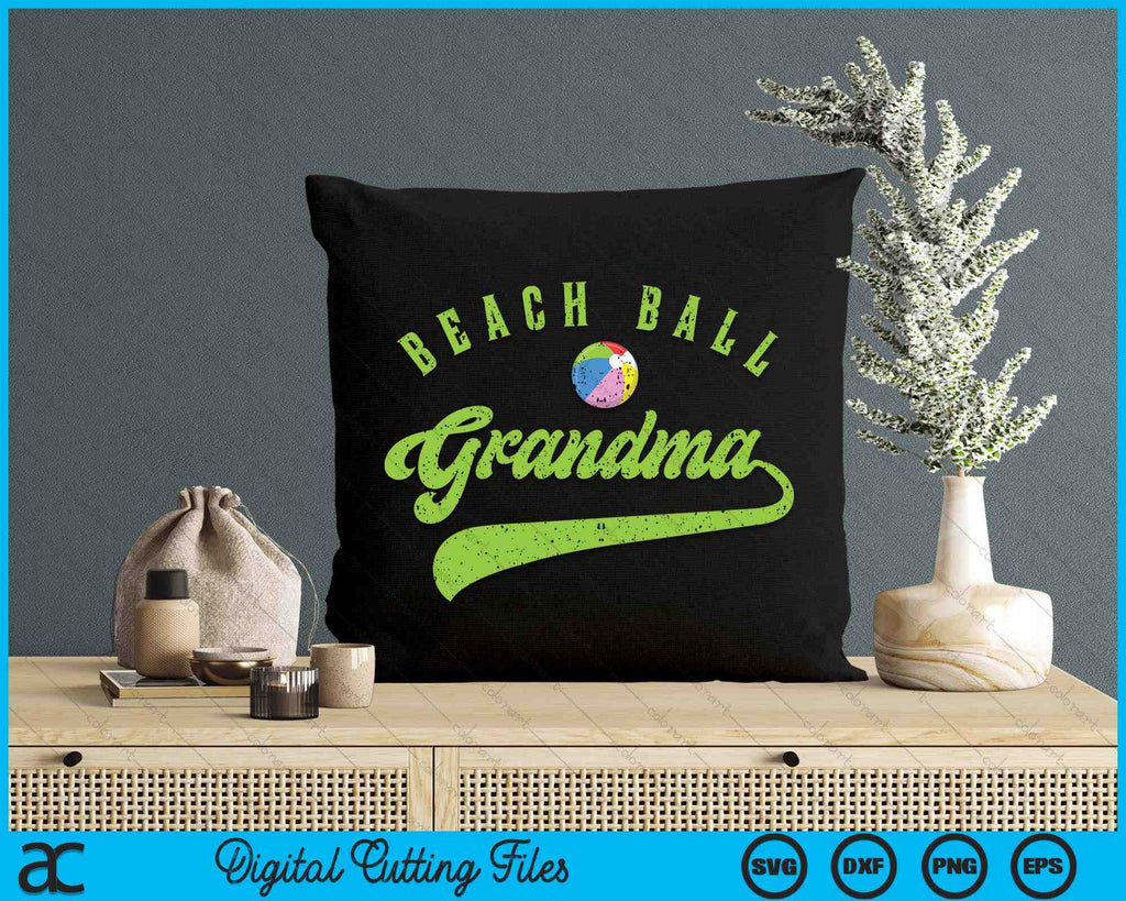 Beach Ball Grandma SVG PNG Digital Cutting Files – creativeusarts