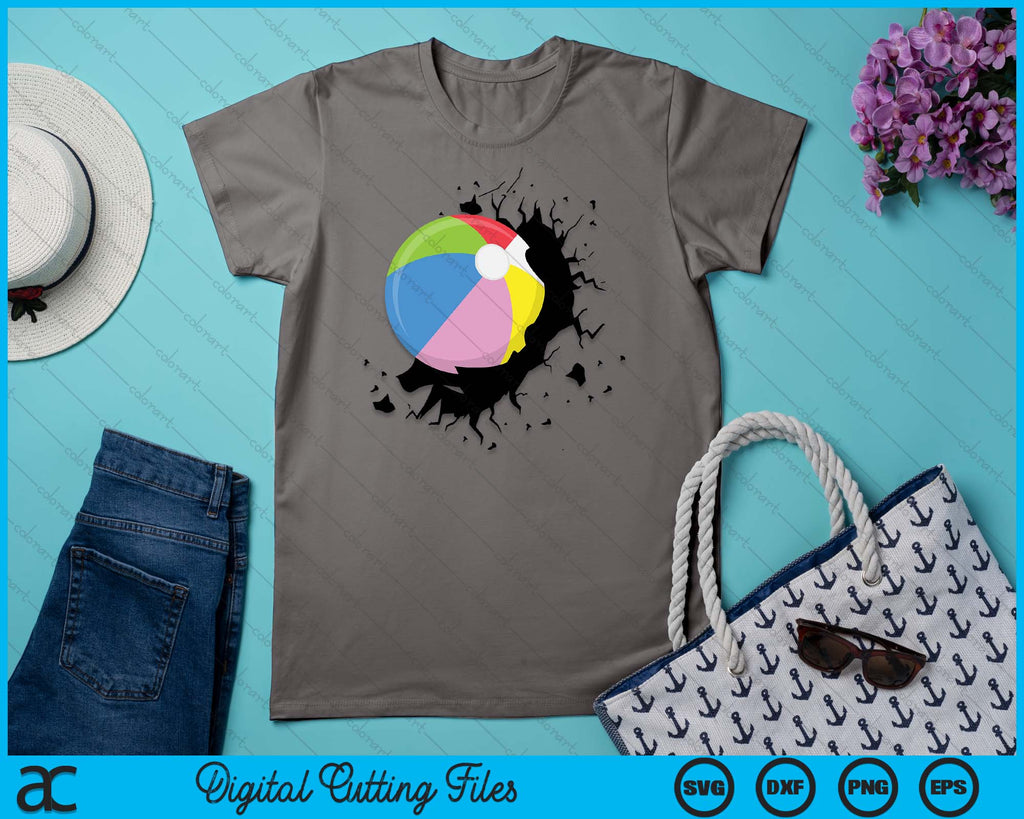 Beach ball Players Beach ball Team Graphic Sports SVG Cutting Files ...