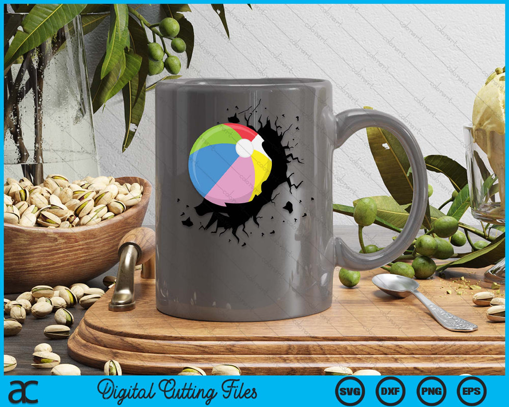 Beach ball Players Beach ball Team Graphic Sports SVG Cutting Files ...