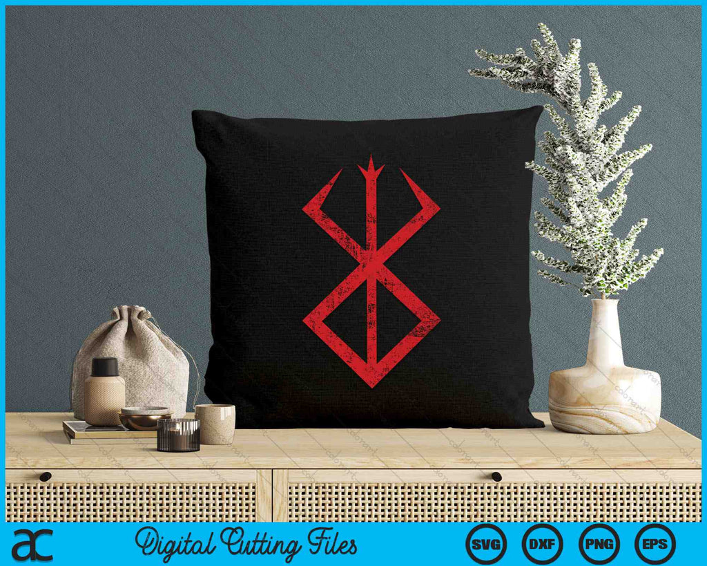 Berserk Rune Warrior Norse Mythology Symbol Cursed Berserker SVG Files ...