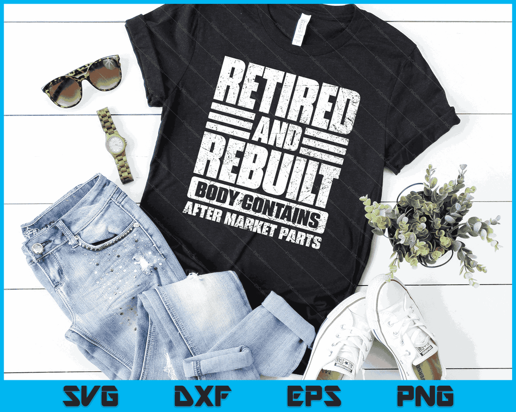 Bionic Aftermarket Parts Design Knee and Hip Replacement SVG PNG Files ...