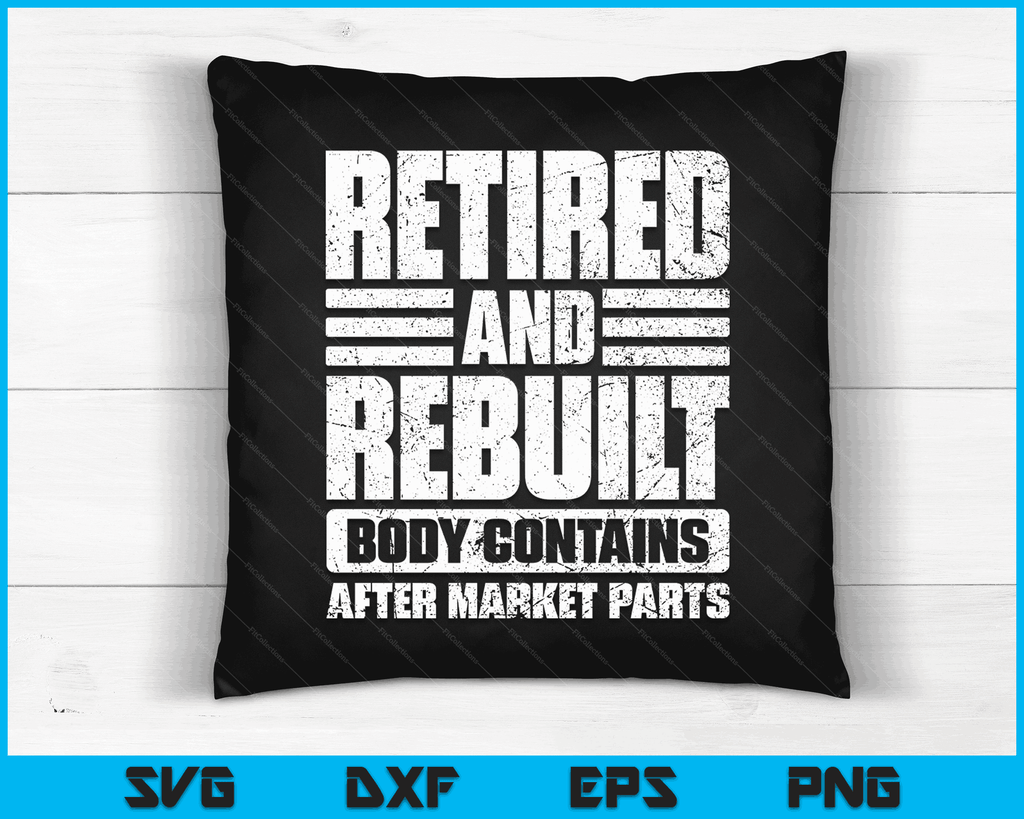 Bionic Aftermarket Parts Design Knee and Hip Replacement SVG PNG Files ...