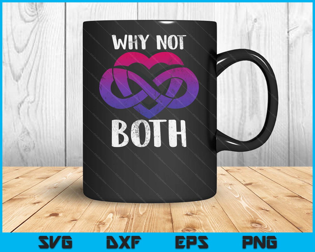 Bisexual Polyamory Symbol Why Not Both Bi Pride SVG PNG Digital Files ...