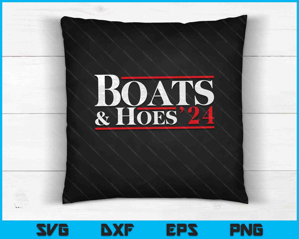 Boats & Hoes 24 Vintage Logo For Your Step Brothers SVG PNG Files ...