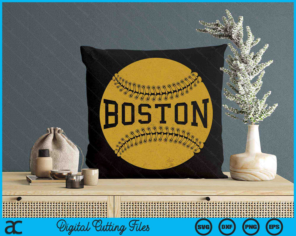 Boston Baseball Fan SVG PNG Digital Cutting Files – creativeusarts