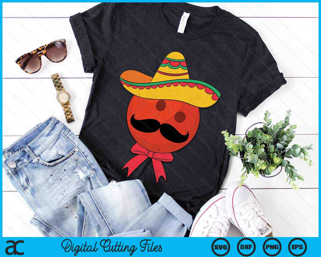 Bowling Mexican Sombrero Cinco De Mayo SVG PNG Digital Printable Files ...