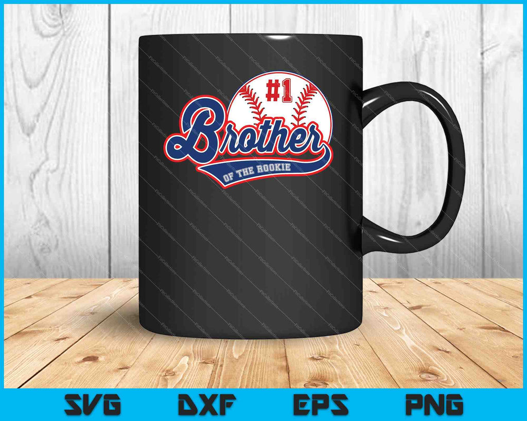 Brother of Rookie of Year 1st Birthday Baseball SVG PNG Files ...