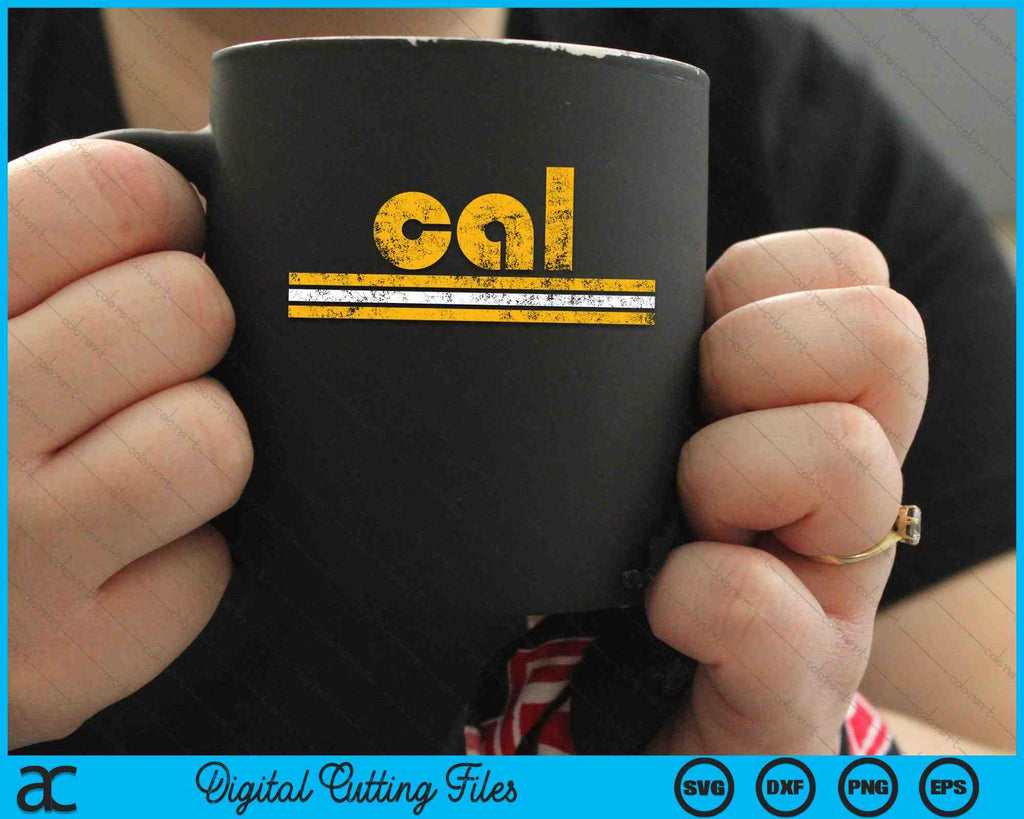 Cal Retro Three Stripe California Throwback SVG PNG digitale bestanden ...