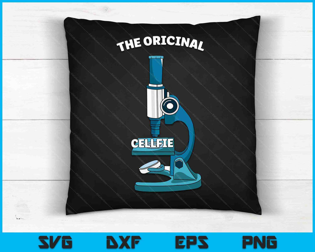 Cellfie Biology Microbiologist Microscope Cytologist SVG Cutting Files ...