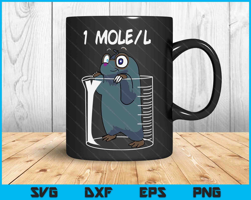 Chemistry Chemist Student Science Teacher Mole SVG Cutting Files ...