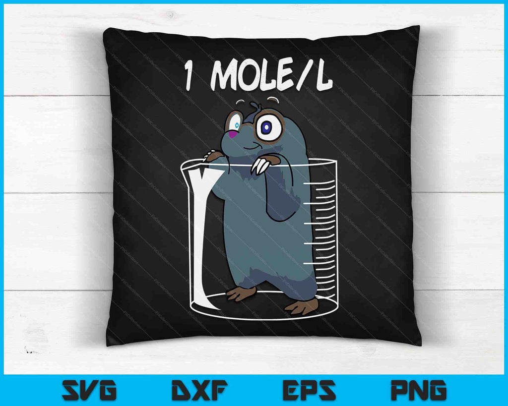 Chemistry Chemist Student Science Teacher Mole SVG Cutting Files ...
