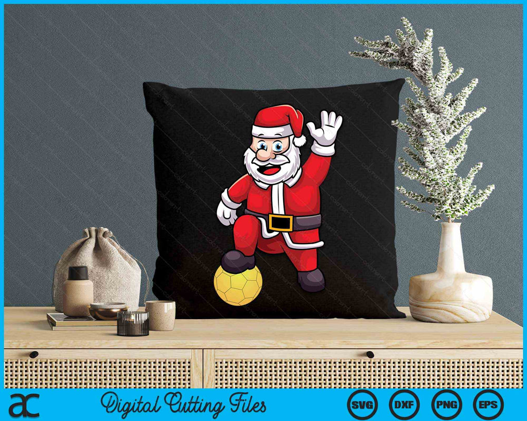 Christmas Santa Claus Handball SVG PNG Digital Cutting Files ...