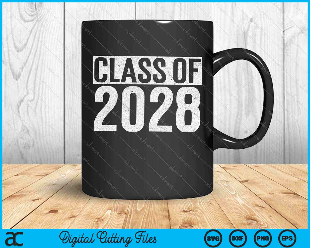 Class Of 2028 T-Shirt Senior 2028 Graduation SVG PNG Files – creativeusarts