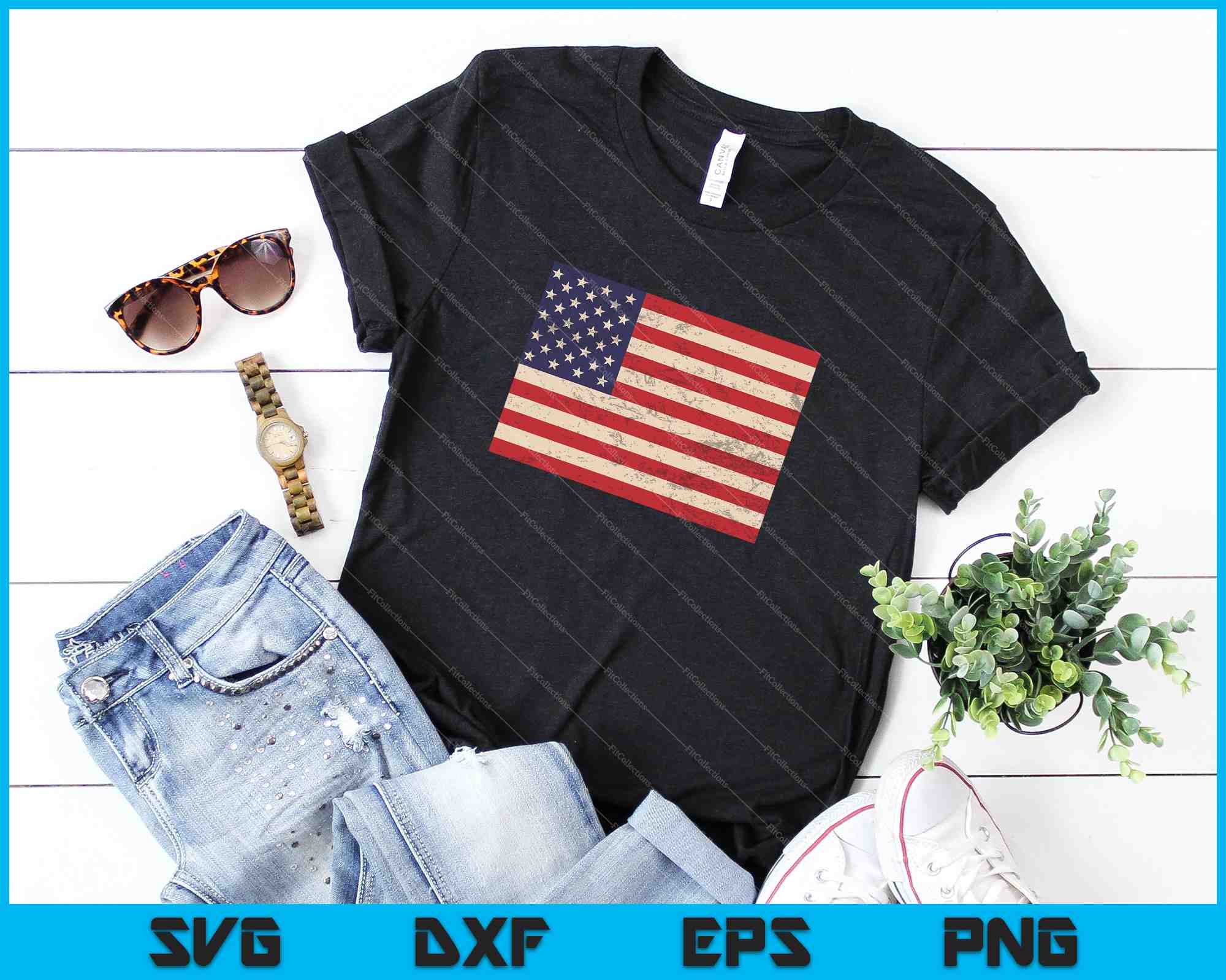 Colorado American Flag Vintage SVG PNG Cutting Printable Files ...