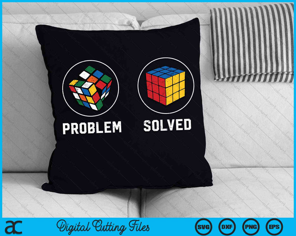 Competitive Puzzle Cube Problem Solved Speed Cubing SVG Cutting Files ...