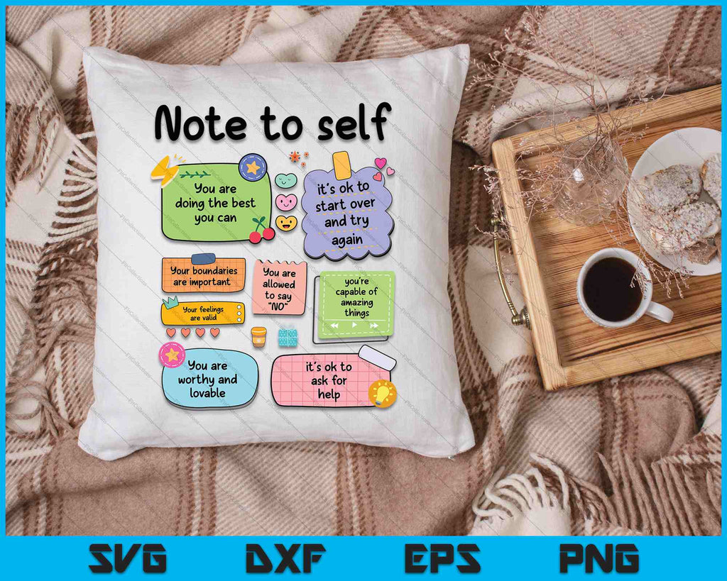 Counselor Note To Self Mental Health School Psychologist SVG Files ...