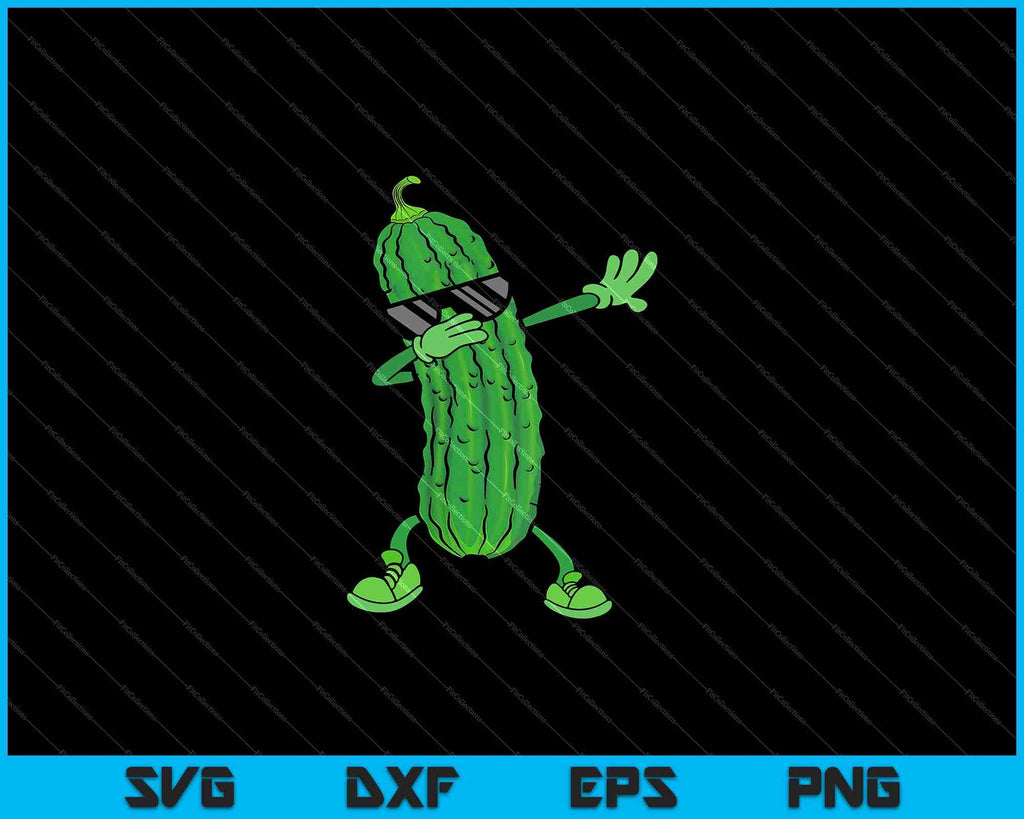 Cucumber Dabbing Pickle Dancing Lover SVG PNG Cutting Printable Files ...