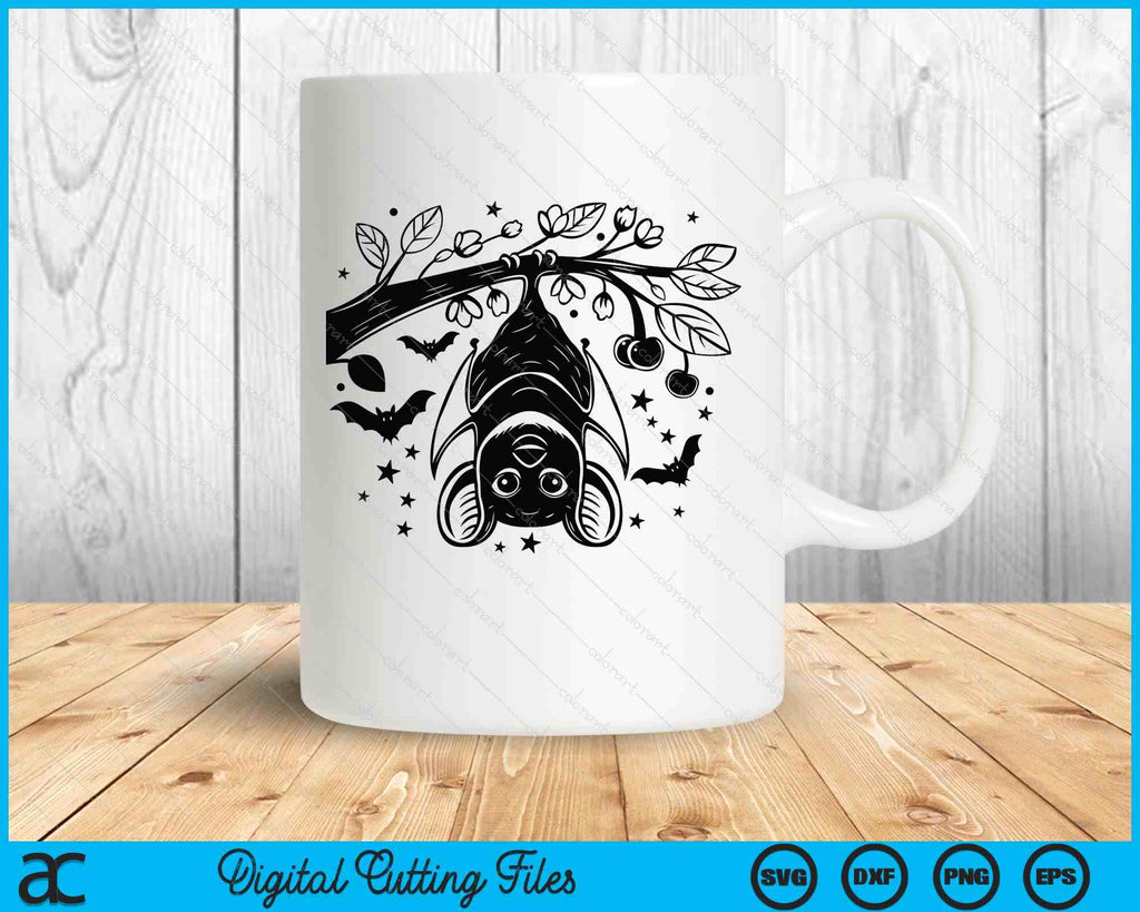 Cute Bat Kawaii Halloween Baby Bat SVG PNG Digital Printable Files ...