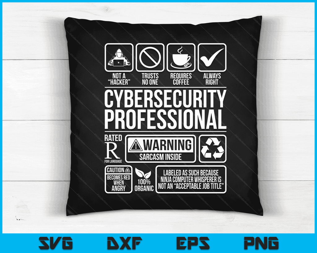 Cybersecurity Professional Hacker Certified Tech Security SVG Files ...
