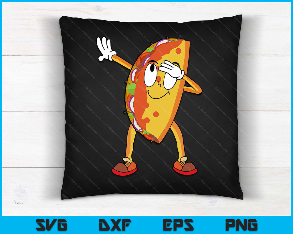 Dabbing Taco Cinco De Mayo Funny Boys Men Mexican Food Dab SVG Files ...