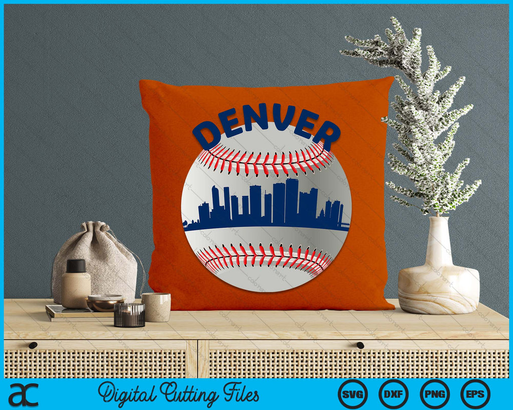 Denver Baseball Team Fans of Space City SVG Cutting Printable Files ...