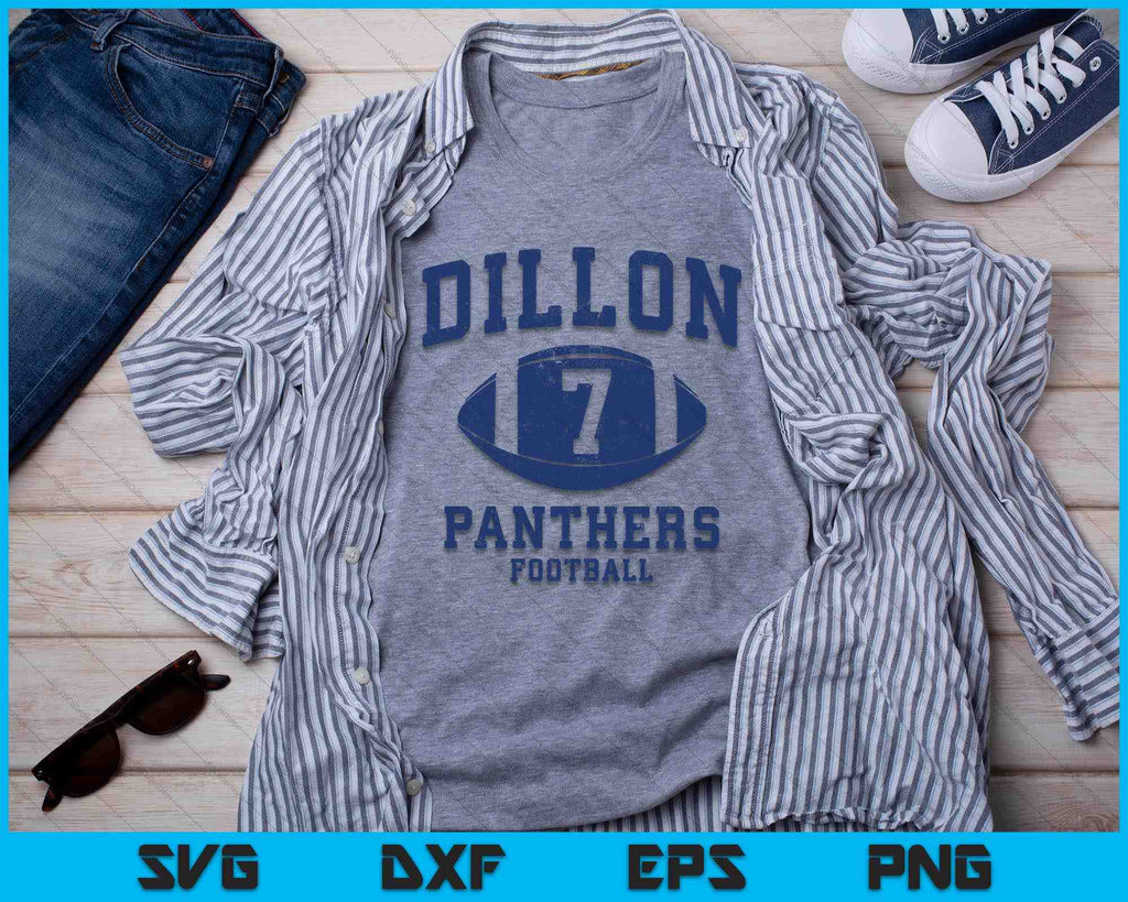 Dillon 7 Retro Sports SVG PNG Cutting Printable Files – creativeusarts